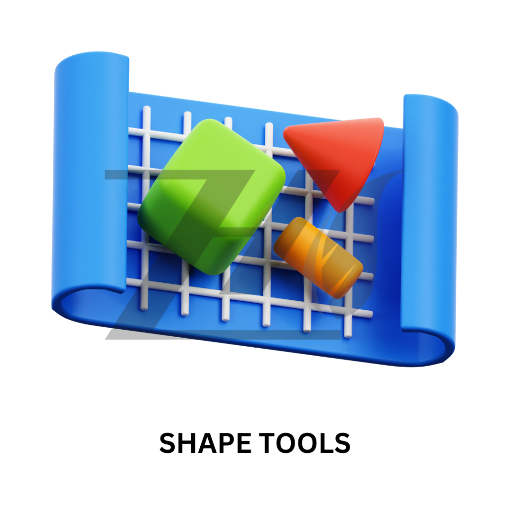 ابزار Shape Tools در نرم‌افزار فتوشاپ - دانلود رایگان فایل لایه باز ...